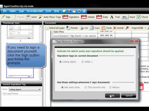 SureDocs for Agents: Easy Electronic Signatures for Real Estate
