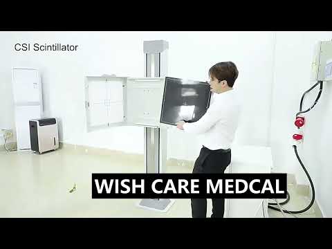 #DigitalXRay Machine Portable 17*17 Wired Dr XRay Flat Panel Detector #wishcaremedical #healthcare