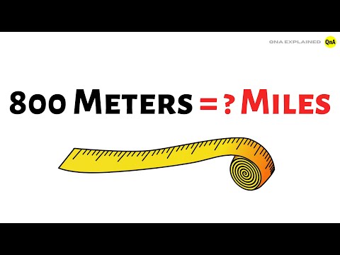 How to Convert 800 Meters to Miles ? - QnA Explained