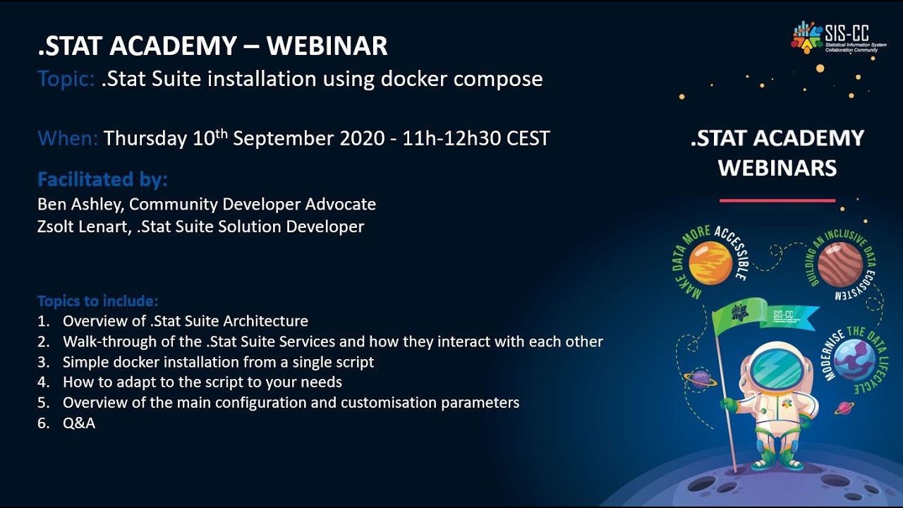 .Stat Academy Webinar - .Stat Suite installation using docker compose