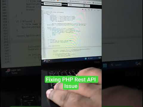I Fixed PHP REST API Issues