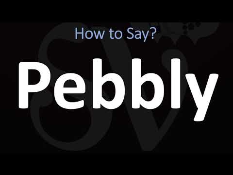How to Pronounce Pebbly? (CORRECTLY)