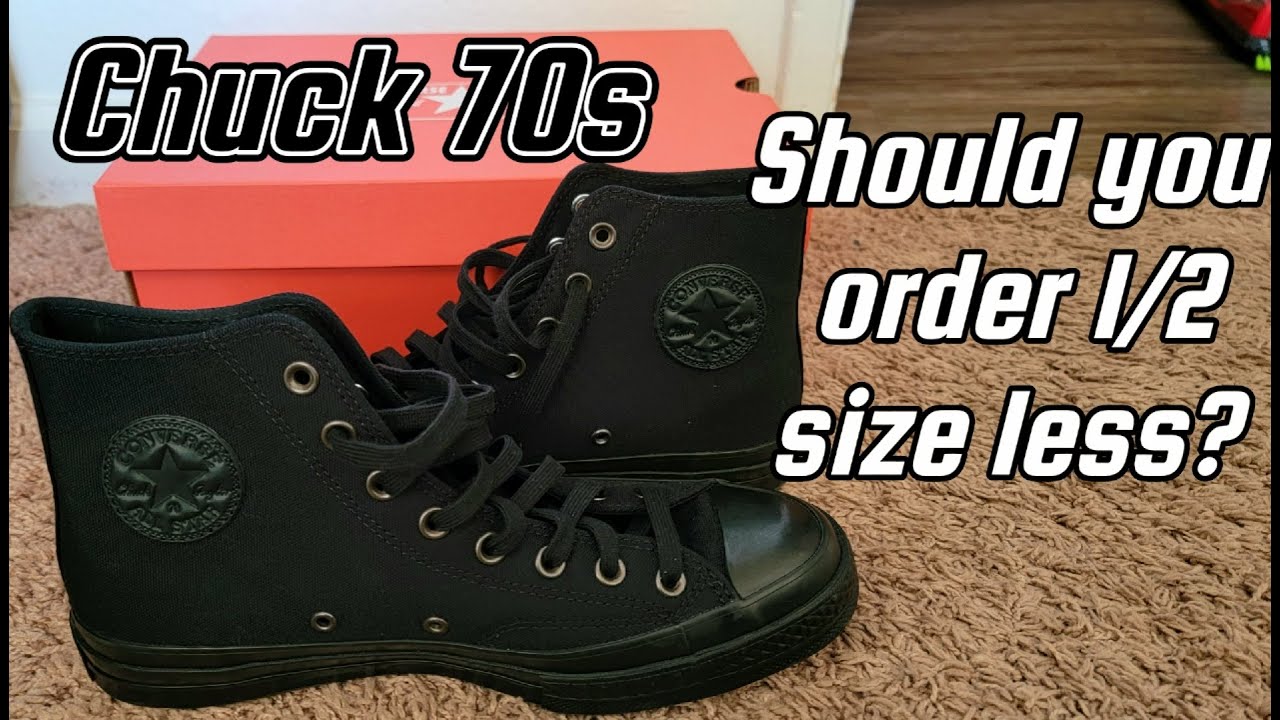 Converse Chuck 70s Sizing Comparisons. Review