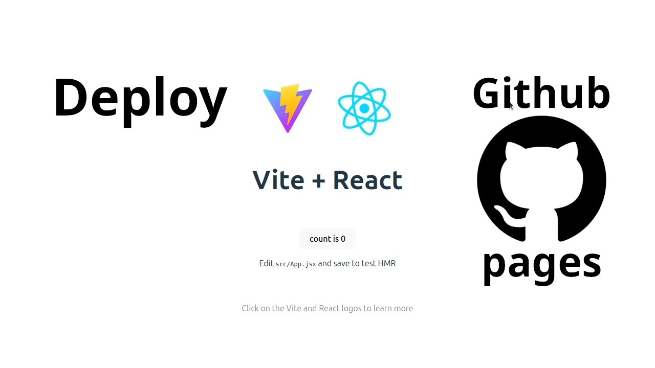 How to deploy a Vite (React/Vue) project on Github pages - Host your website for free