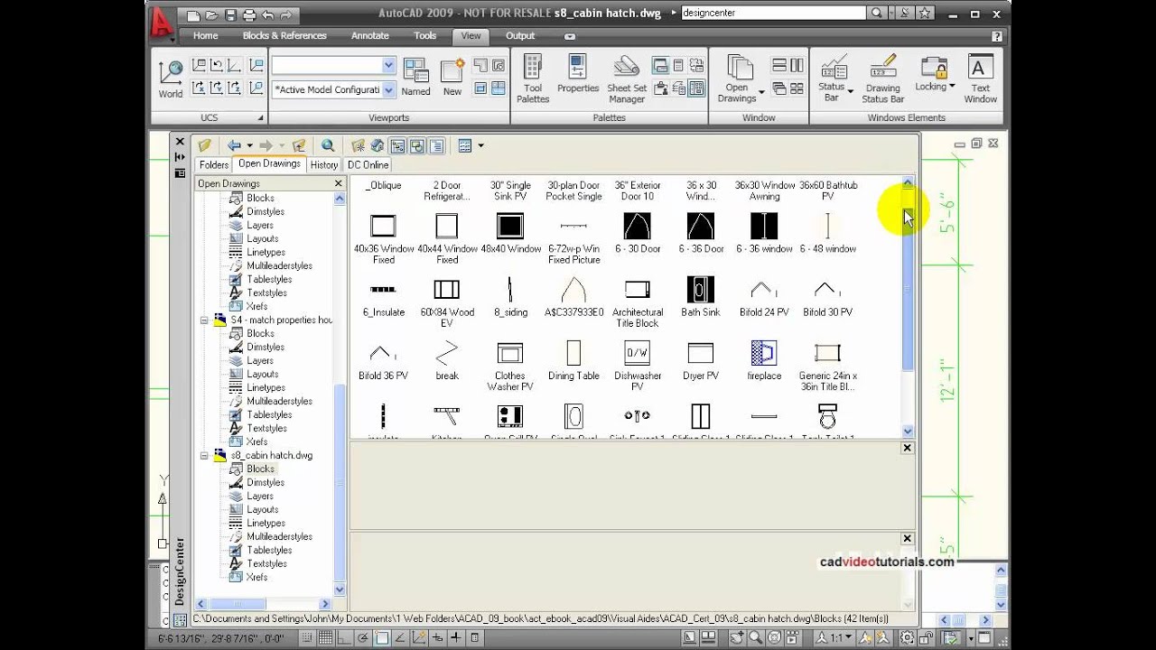 AutoCAD Tutorial -  Understanding Blocks and Symbols