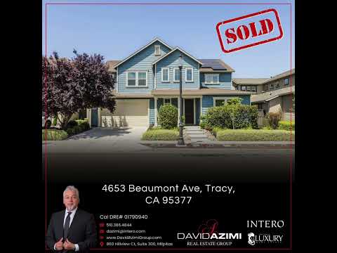4653 Beaumont Ave, Tracy, CA 95377 -JUST SOLD