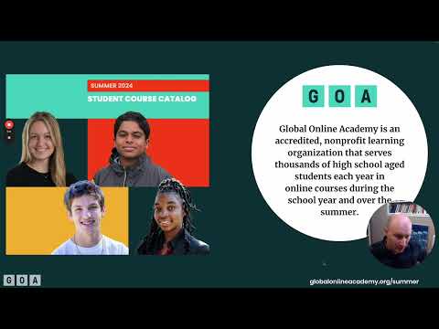 Explore, Engage, Excel: GOA's Summer Courses for High School Students
