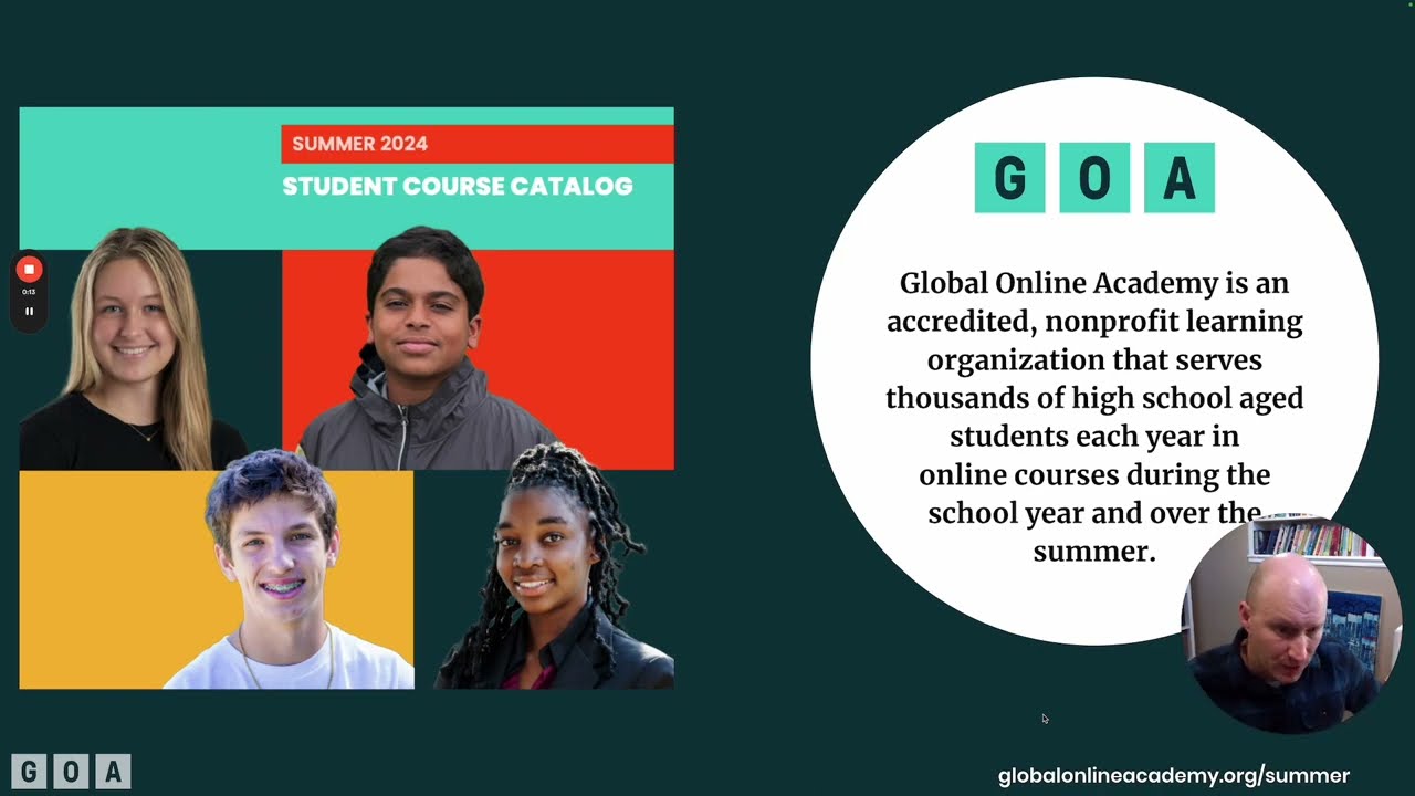 Explore, Engage, Excel: GOA's Summer Courses for High School Students