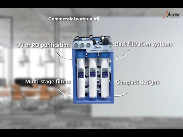 Ro Plant - Merlin MAVERICK 50 LPH Commercial RO Water Purifier ...