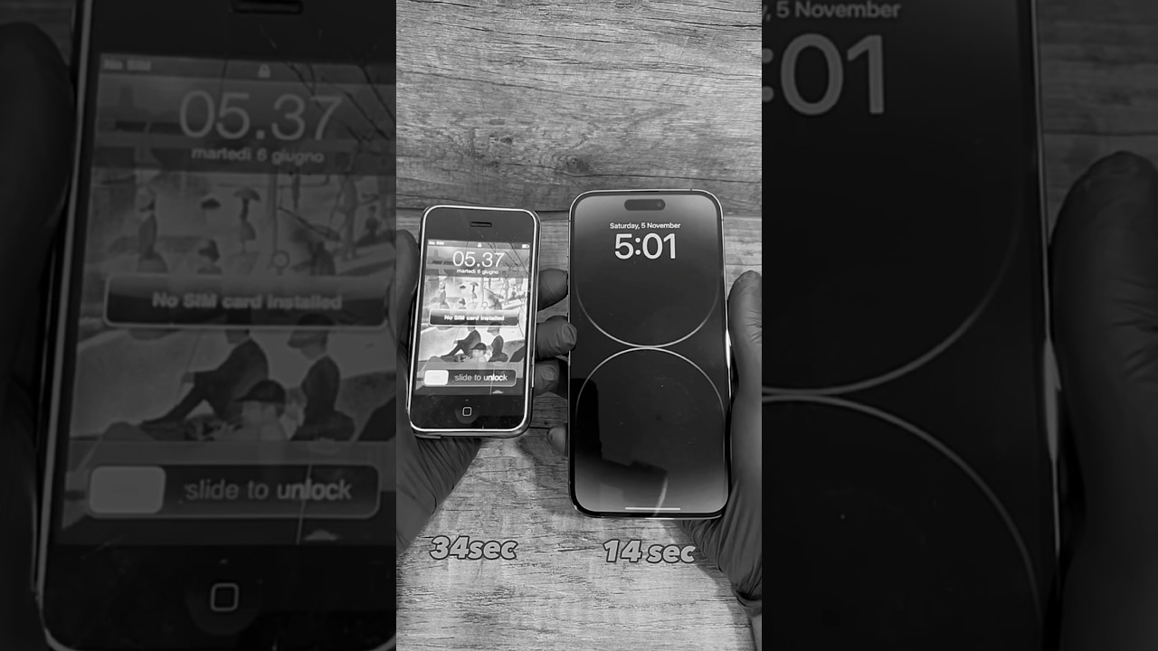 iPhone 2 VS iPhone 14 Pro Max #compare #boot #apple #iphone