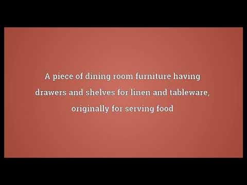 Sideboard Meaning