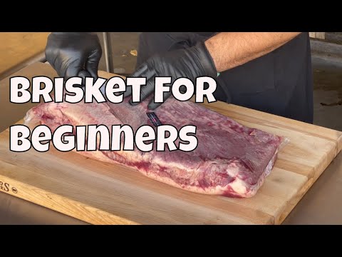 How To Smoke Tender Brisket For Beginners Part 1 - The Brisket Trim