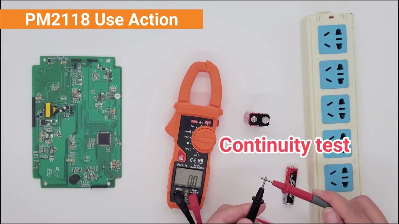 Portable Auto Range Digital Multimeter Smart AC / DC Clamp Meter With NCV Detection