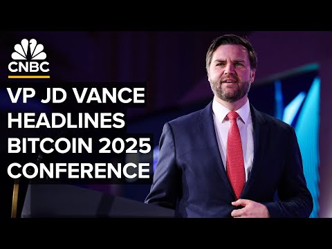 Vice President JD Vance delivers a keynote address at the Bitcoin 2025 conference โ 5/28/2025