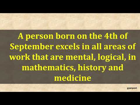 SEPTEMBER 4 BIRTHDAY ASTROLOGY ZODIAC SIGN
