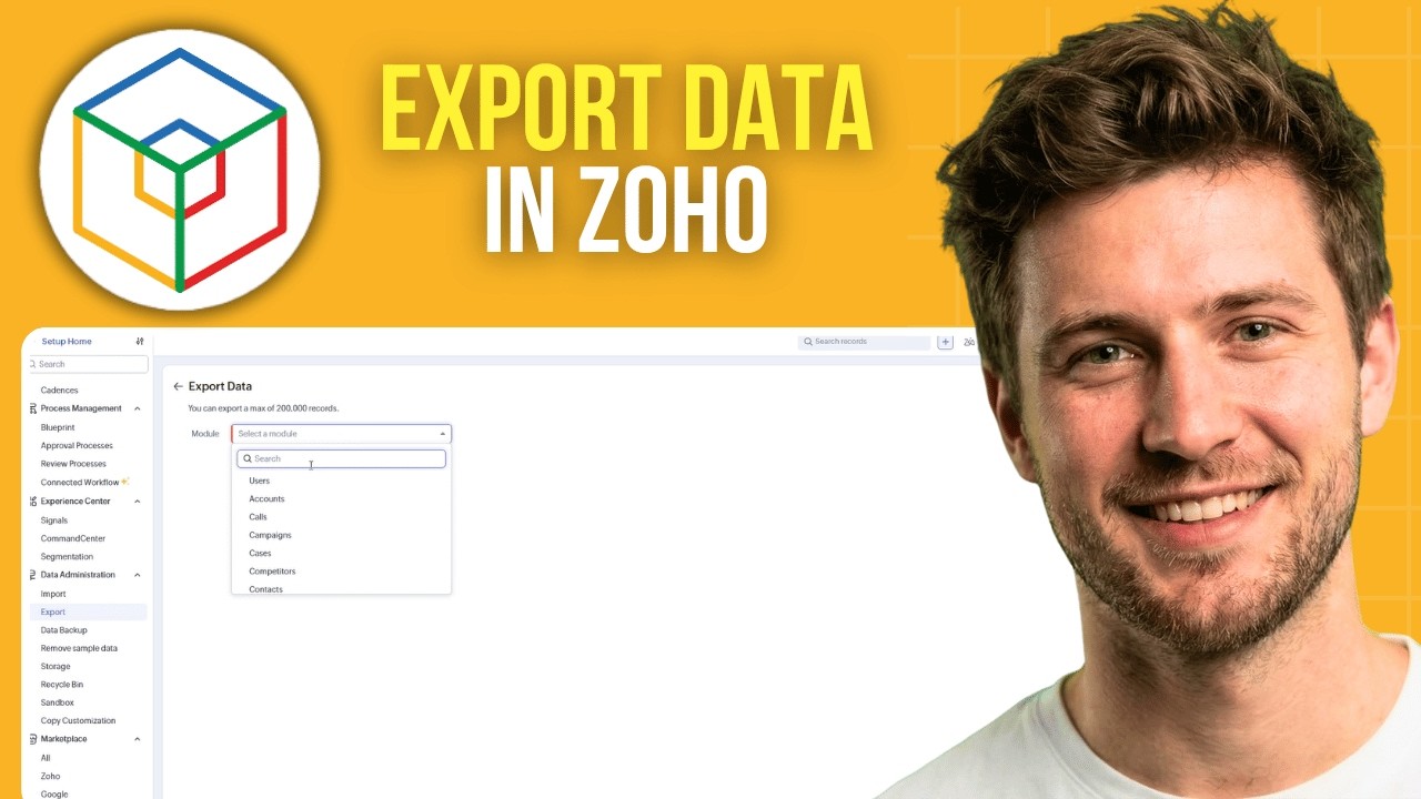 How to Export Data in Zoho CRM
