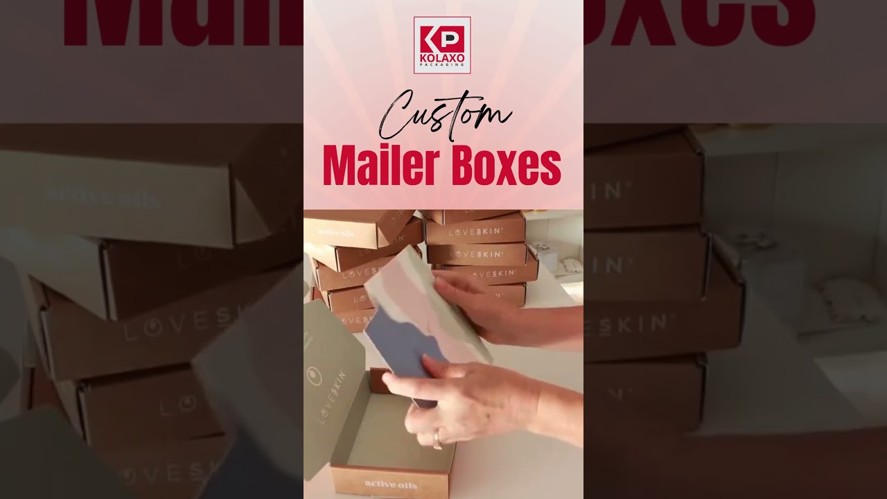 Lightweight custom mailer boxes designed for cost-effective shipping and protection #boxes#packaging