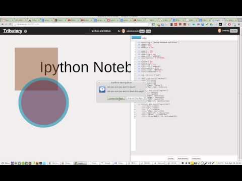 ipython notebook and github gist sync wish