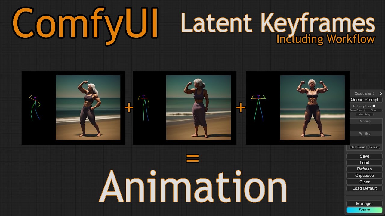 ComfyUI AnimateDiff Latent Keyframes workflow  #comfyui #stablediffusion #controlnet