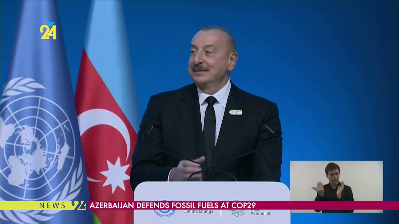Azerbaijan Defends Fossil Fuels At Cop29