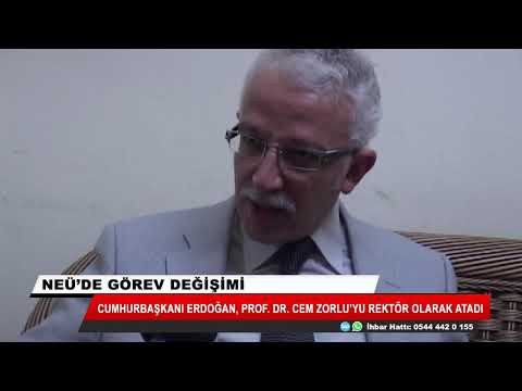 Necmettin Erbakan Üniversitesi Rektörlüğüne Prof.Dr. Cem Zorlu atandı