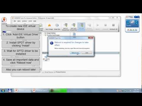 How to add virtual IDE or SCSI device with DAEMON Tools Pro