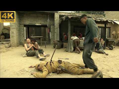 嚣张日军vs流浪汉,怎料流浪汉一镰刀定胜负!#action #drama #war #kungfu #大陸劇 #剧情 #功夫 #中国电视剧
