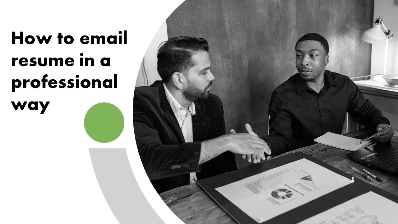 How to email your resume in a professional way