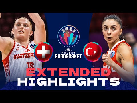 Switzerland ๐จ๐ญ v Turkiye ๐น๐ท | Extended Highlights | FIBA EuroBasket Women 2025