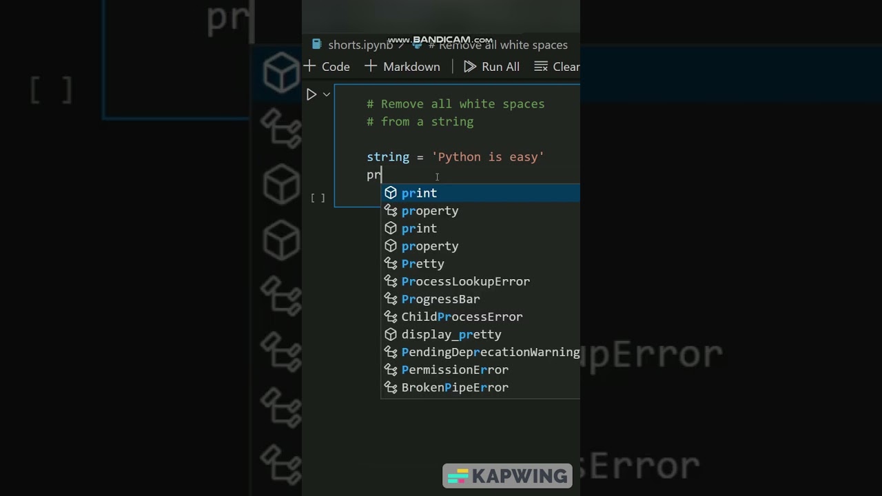 REMOVING WHITE SPACES FROM STRING 🔥🔥