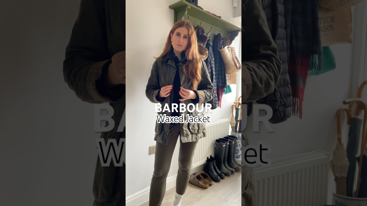 Country Classic Style Meets Everyday Chic – Barbour Beadnell Waxed Jacket 🌳🐎🍂 #barbour