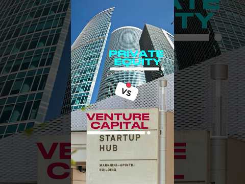 Private Equity vs Venture Capital Explained in 60 Seconds | PE vs VC Made Simple