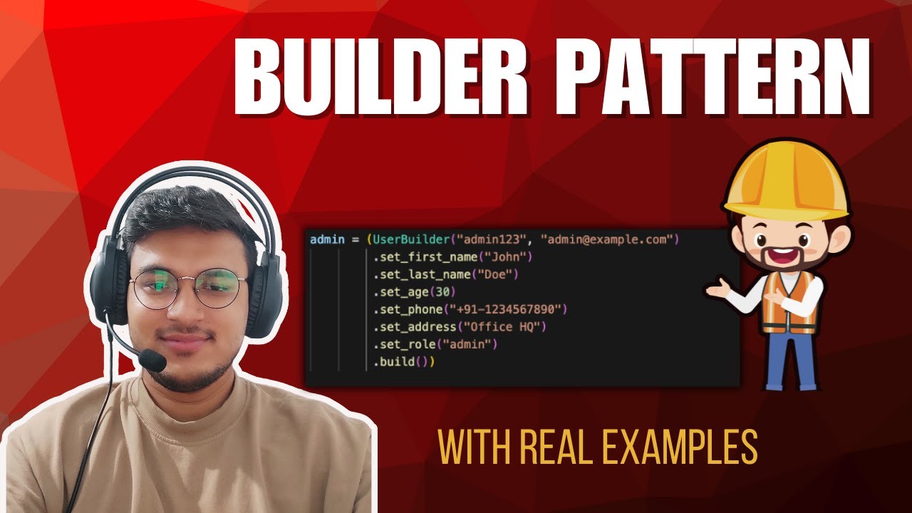 Builder Pattern Explained with Python – Step-by-Step Guide & Real Examples