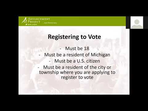 Michigan Voter Protection Webinar