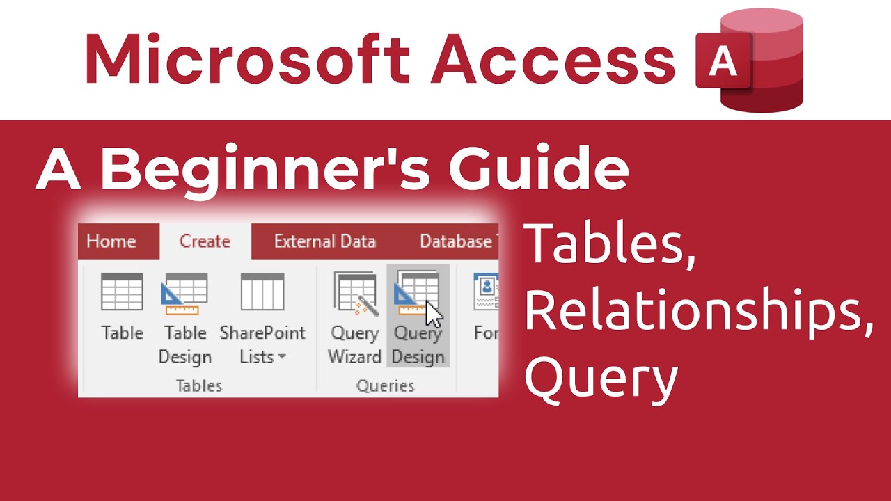 Creating a Database in MS Access with Relationship and Query