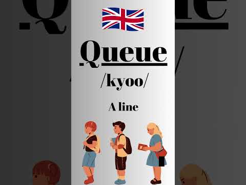 How to Pronounce Queue Correctly-British Accent #britishpronounciation #english