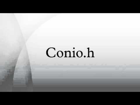 Conio.h