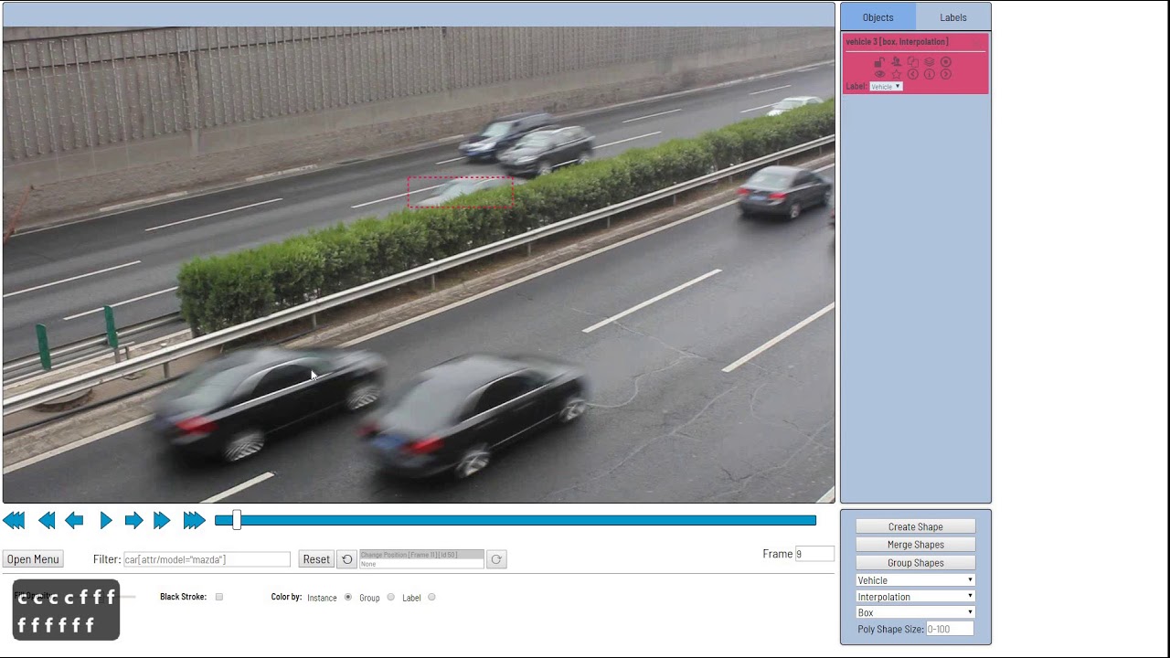 CVAT 0.2.0 - interpolation mode