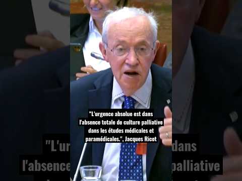 L'urgence absolue est dans l'absence totale de culture palliative dans les études médicales. J.Ricot