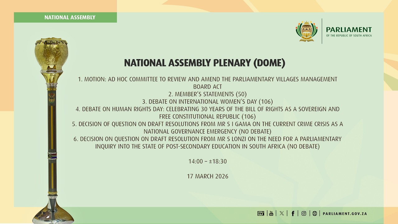 National Assembly Plenary, 18 March 2026