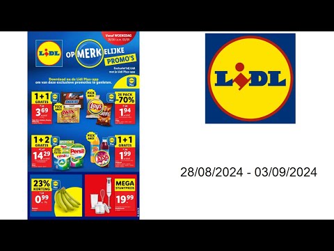 Lidl folder (BE) - 28/08 - 03/09/2024
