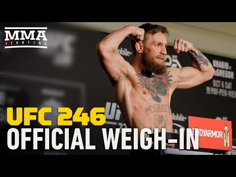 UFC 246 Official Weigh-ins - MMA Fighting
