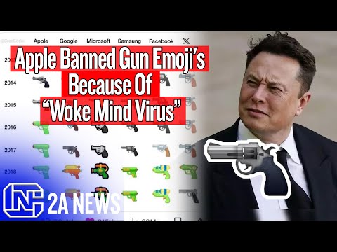 Elon Musk Calls Out Apple For Banning Gun Emoji's Because Of Woke Mind Virus