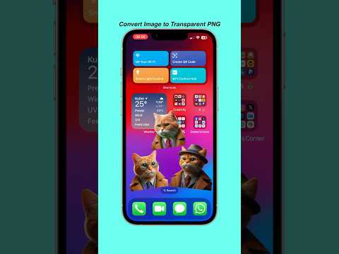 How To Convert Image to Transparent PNG on iPhone (iOS 16 & Later)