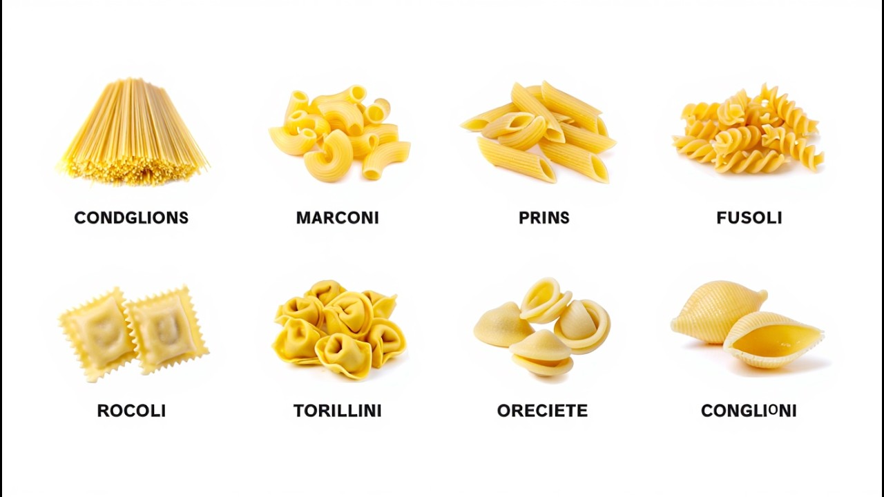 ALL types of PASTA explained in 16 minutes