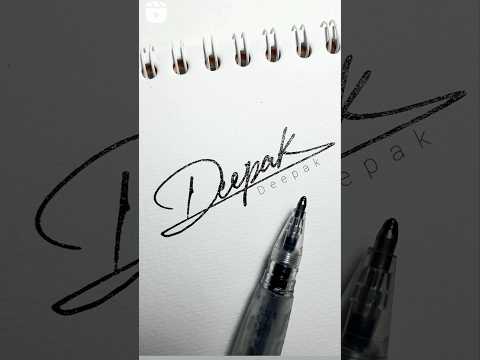 Deepak name signature style #shorts #shots #short