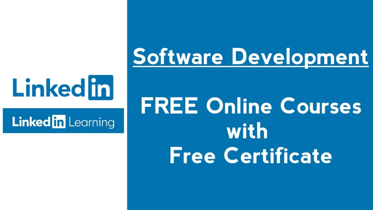 LinkedIn Learning Free Software Development Courses with Certificate