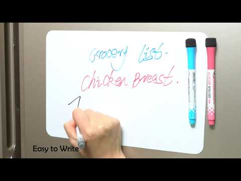 MaxGear Small Magnetic Dry Erase Board Sheet for Refrigerator
