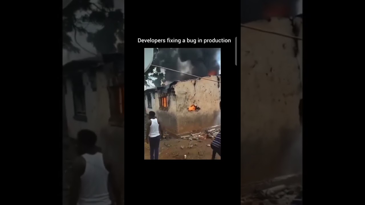 Developer fixing bug in production #springboot #java