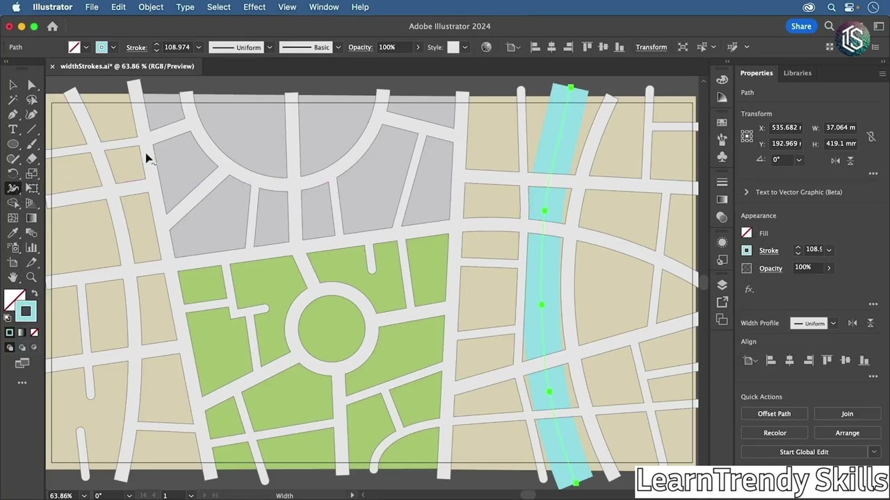 How to Use Variable Width Strokes in Adobe Illustrator | Stroke Effects Tutorial